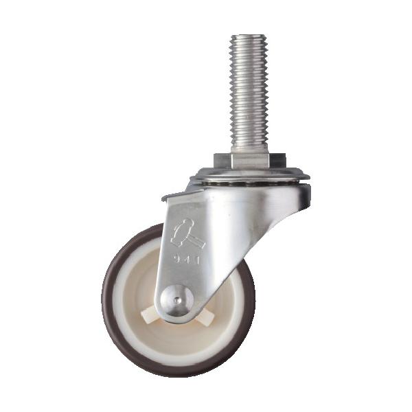 物流保管用品〜キャスター〜ねじ込み式ウレタン車