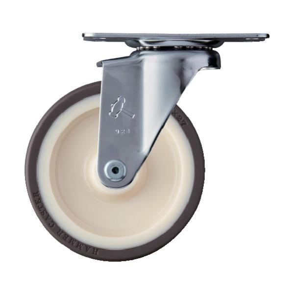 物流保管用品〜キャスター〜プレート式ウレタン車