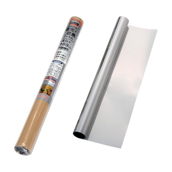 ブランド：ＴＲＵＳＣＯ／メーカー：トラスコ中山（株）／ＴＲＵＳＣＯ　遮光・遮熱フィルム　４５０Ｘ１８００　透明タイプ