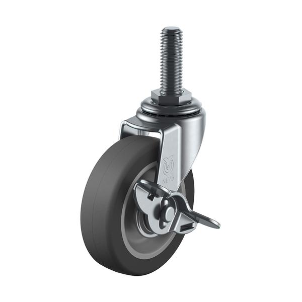 物流保管用品〜キャスター〜ねじ込み式エラストマー車