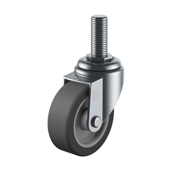 物流保管用品〜キャスター〜ねじ込み式エラストマー車