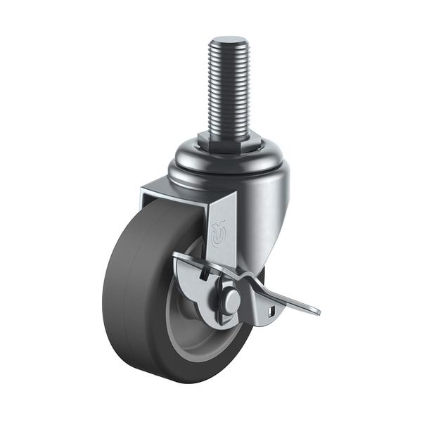 物流保管用品〜キャスター〜ねじ込み式エラストマー車