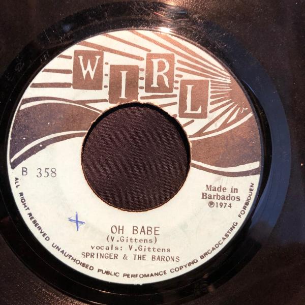 BARBADOS盤1974年B 358状態：EX- 若干の反り・擦り傷あり☆超音波レコード洗浄後発送☆