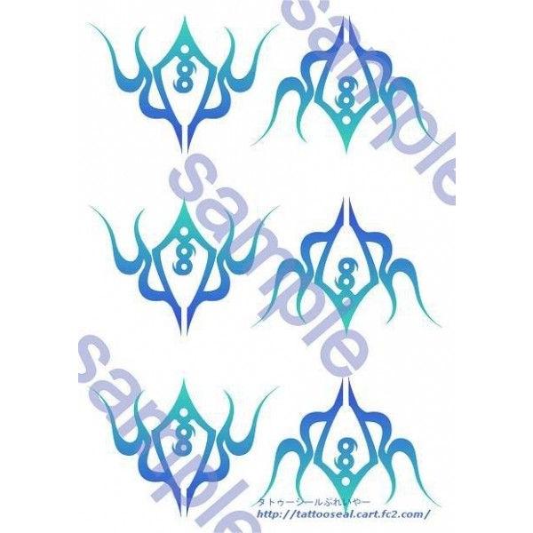 水で転写！誰でも簡単貼り付けコスプレ用タトゥーシール！取り扱い説明書が付属します。【シートサイズ】　A5【印刷個数】　6回使用分【絵柄サイズ】　5.5ｃｍ　×　7.6ｃｍ