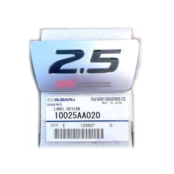 ■品番：10025AA020■エンジンのファンベルトカバー用ラベルです。