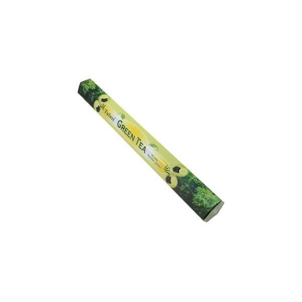 ■種類 : グリーンティー / Green Tea■メーカー : SARATHI PERFUMERY WORKS■ブランド : TULASI■生産国 : インド■入本数 : 約20本■燃焼時間 : 約30〜50分■発送サイズ : 10 size