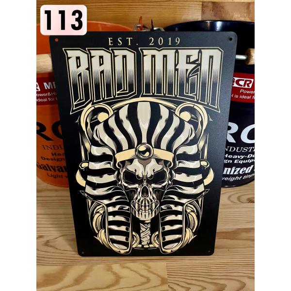 アンティークなレトロ加工が施されているので、お部屋の雰囲気をガラッと変えてくれます。お部屋だけでなく自宅のガレージなどにもお勧めです。4カ所に穴があるので、ヒモやピンなどで飾れます。傷やサビのデザインが良い味を出しています。これこそオールド...