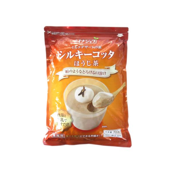 シルキーコッタ ほうじ茶味は、伊那食品工業（イナショク）が手がける、なめらかな食感が特長の和風デザートの素です。ほうじ茶の香ばしい風味を活かし、やさしい甘さとバランスよく仕上げられた味わいで、幅広い年代に親しまれています。牛乳などと合わせて...