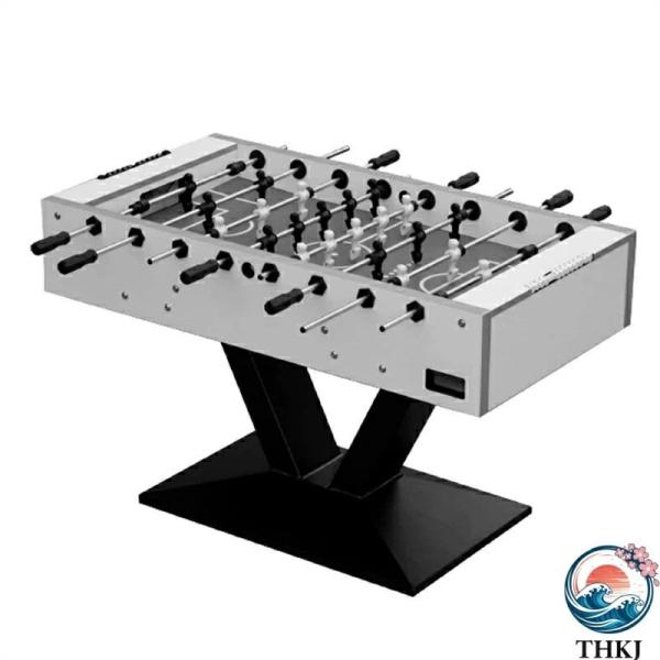 STAINLESS STEEL RODS プレイ中にスムーズな動きを可能にし、各プレーヤーがしっかりと固定されます。 360°完全に動き、各ロッドには快適なグリップのためのフォームハンドルが付いています。頑丈なフレーム MDF 製の構造は、...