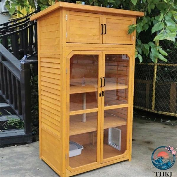 家族の一員として、あなたのかわいいペットの猫には細心の注意が必要です。したがって、快適な避難所を選択することが非常に必要です。当社の木製猫ハウスは非常に理想的な選択肢です。耐久性と安全性を兼ね備えた厚みのあるモミの木で作られています。広々と...