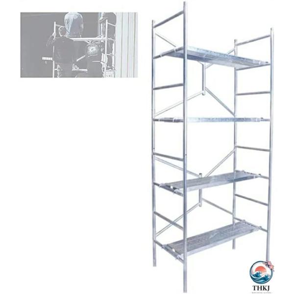 材質は亜鉛メッキ足場：材質： 亜鉛メッキ、足場サイズ：120 * 60 * 240CM（キャスターなし）、120 * 60 * 255CM（キャスター付き）、ステップ数：4層、（滑り止め）、最大耐荷重300 kg、はしごは非常に安定している...