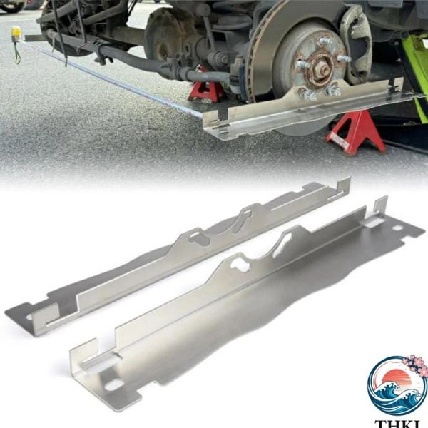 【ユニークなデザイン】スロット機能で測定テープヘッドをしっかりと保持し、測定中のズレを防ぎ、正確な結果を保証します。【耐久性の向上】厚いステンレス鋼板により寿命が長く、変形や老化を防ぎ、信頼性の高い正確なホイールアライメントを実現します。【...