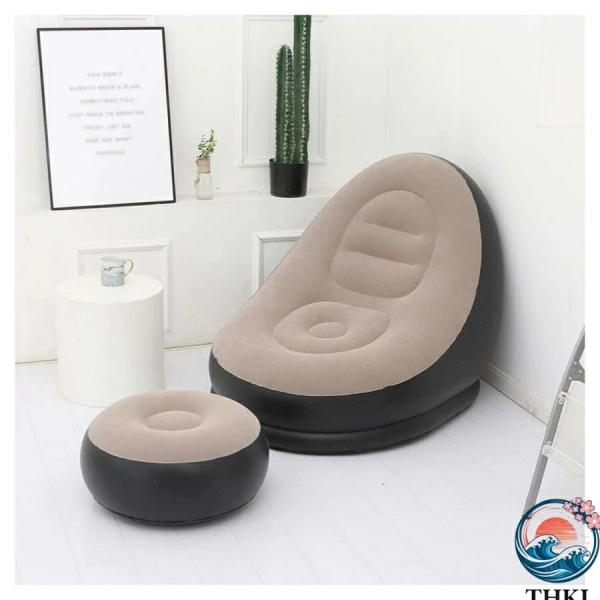 【快適な背もたれ感】空気で膨らむ、シンプルでスタイリッシュなデザイン。 体にフィットするソファで、全身をしっかりサポート。快適な肌触りと快適な背もたれ感をお楽しみください。【リラックス】のんびりとくつろぐには最適なソファです。従来品より弾力...