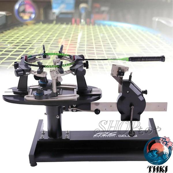 ? 【バドミントン専用手動ストリングマシン】 6 点取り付けシステムと調整可能な V ブレースは、フレームへのストレスを最小限に抑え、ストリングを張る際のフレームの歪みを軽減するように設計されています。? 【デスクトップストリングマシン】 ...