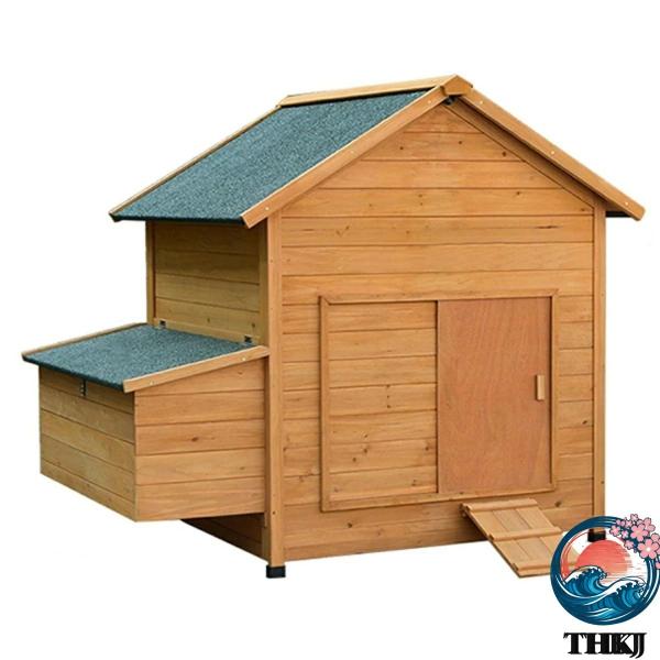 ? 耐久性のある無垢材で作られたこのケージは、動物の安全と長持ちを保証します。アスファルト屋根は、強い光や雨の日から動物を守ります。屋外に適しています? 当社の小屋には小さな傾斜路と尾根があり、ペットの偶発的な怪我を防ぎます。長持ちするよう...