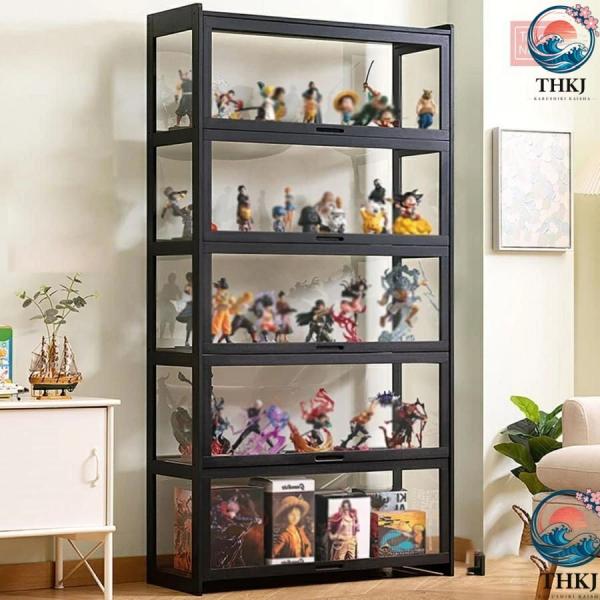 【全品2点で5%OFF】ショーケース フィギュア ディスプレイキャビネット コレクションケースショーケース アクリル ショーケース 木製 透明パネル キャビネット