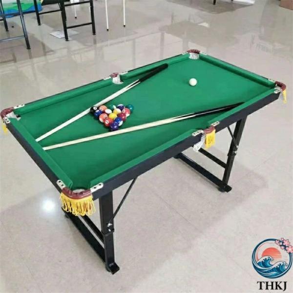 ビリヤード台 折りたたみ式 ビリヤードテーブル ビリヤード台家庭用 ボール付き 環境に優しい板を厚くする 堅牢なボールポケット 耐久性