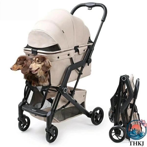 商品情報この商品について【快適な移動空間】犬や猫用に設計されたペットカート。広々とした内部スペースでペットが自由に座ったり横になったりでき、長時間の外出でも快適に過ごせます。キャンプや旅行、スーパーなどさまざまなシーンで活躍します。【多機能...