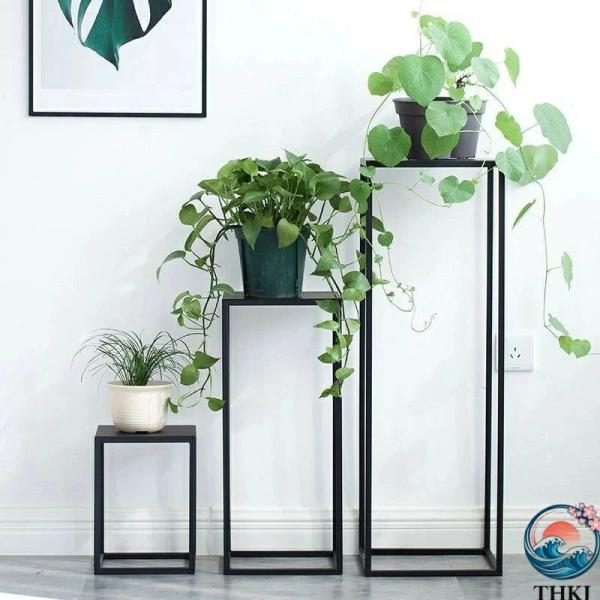 プランタースタンド 花台 園芸ラック 鉄アート フラワースタンド 観葉植物台 簡易テーブル 省スペース 室内 花台 ベランダ