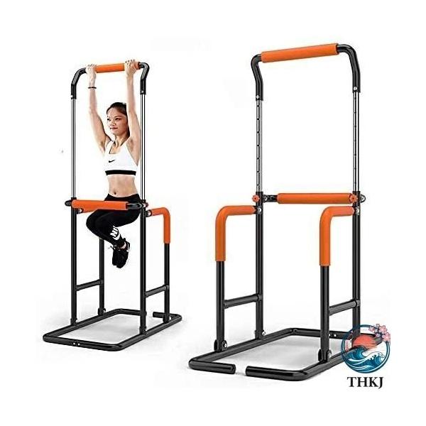 ぶら下がり健康器 家庭での使用懸垂マシン マルチジム 懸垂器具 耐荷重200kg 筋肉トレーニング 懸垂バー クッション8つの高さ調整 背筋