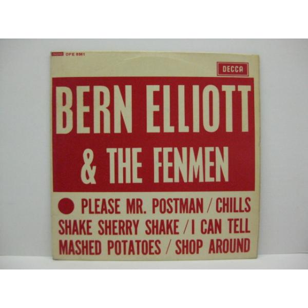 (UK/Decca-8561/'64 Orig.Round Logo Blue Label MONO 45)'64年大手英デッカ社からのデビューEPとなる、全6曲を収録した激レア入手困難UKコーティング折り返し有りジャケ付きオリジモノラルE...