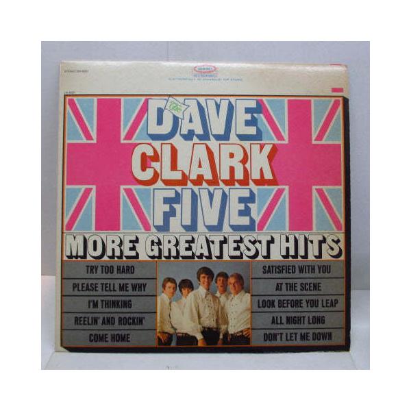 (US/Epic　BN-26221/'66 Orig.Oval Logo Yellow Label STEREO LP)  英ポップ・ビート・バンド、「デイヴ・クラーク・ファイヴ」、'66年全１０曲入りグレイテスト・ヒッツ！  ■貴重初回U...