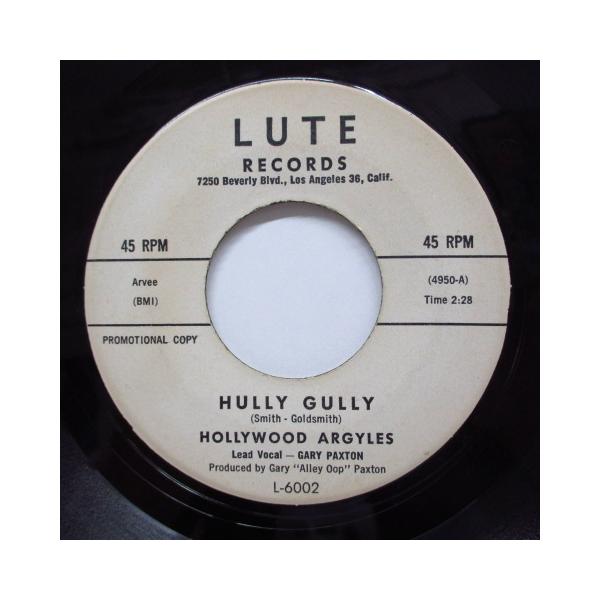 (US/Lute-6002/'60 Black Block Logo Promo White Label 45)L.A.奇才2ヘッドGary Paxton/Kim Fowley主宰（Sandy Nelson他）架空スタジオ・グループ、'60...