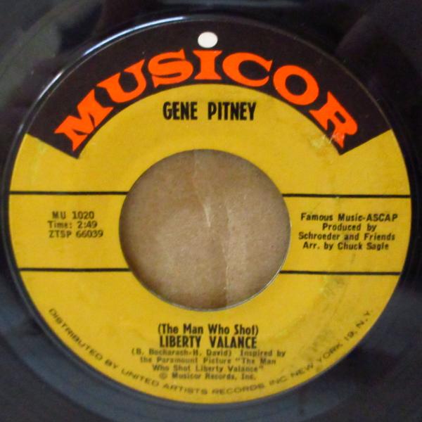 b/w Take It Like A Man (US/Musicor MU 1020/'62 Orig.Orange Round Logo Brown Label 45)「クリスタルズ/He's A Rebel」「リッキー・ネルソン/Hel...