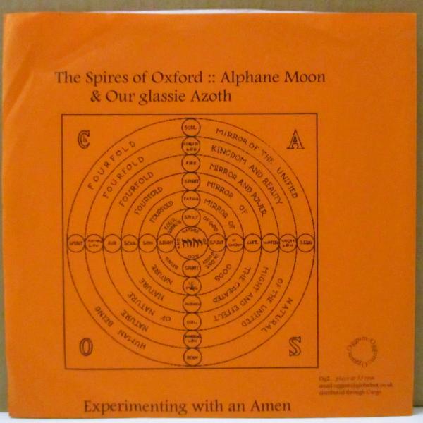 (UK/Oggum Og2/98.Limited.Color Paper Label Flat Centre Blue Vinyl 3-Track 7"/Numbered PS) USエレクトロ/エクスペリメンタル・ユニット「SPIRES ...