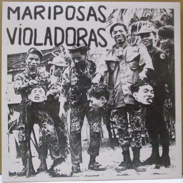 b/w「A Los Perdedores」(Spain/Inge 0002/'16 Orig.White Paper Label Large Hole Centre 7"+PS) スペイン出身のローファイ・ガレージパンクバンド「マリポサス・...