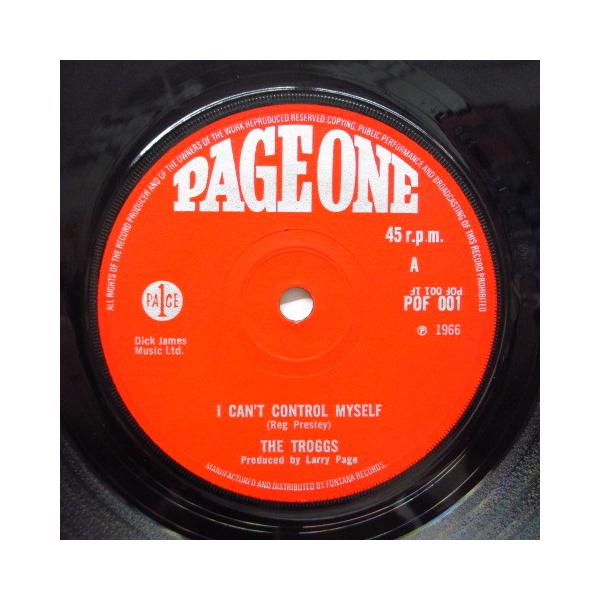 b/w Gonna Make You ＊　(UK/Page One POF-001/'66 Orig.SIlver Logo Red Label Flat Cneter 45)英ビート界大御所「ザ・トロッグス」、'66年発表の通算4作目で(...