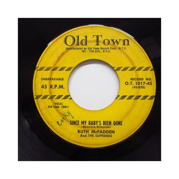 b/w Darling， Listen To The Words Of This Song (US/Old Town-1017/'56 Orig.Rope Lined Yellow Label 45)'60年代ノーザン作でも知られる、美声ガ...