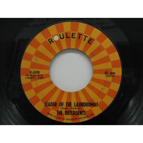(US/Roulette R-4590/'64 Orig.Orange Roulette Label 45)後に「アーチーズ/カフリンクス」のヴォーカルをする事で有名な「ロン・ダンテ」が在籍した米国パロディ・ロック・バンド「デタージェンツ」...