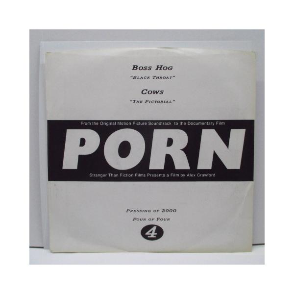 (US/Amphetamine Reptile SCALE 79 /95.Orig.Black &amp; White Label 7"+PS) 映画「Porn」のO.S.T.シングル第4弾で、同レーベルの超限定人気スプリット・シリーズ。B...
