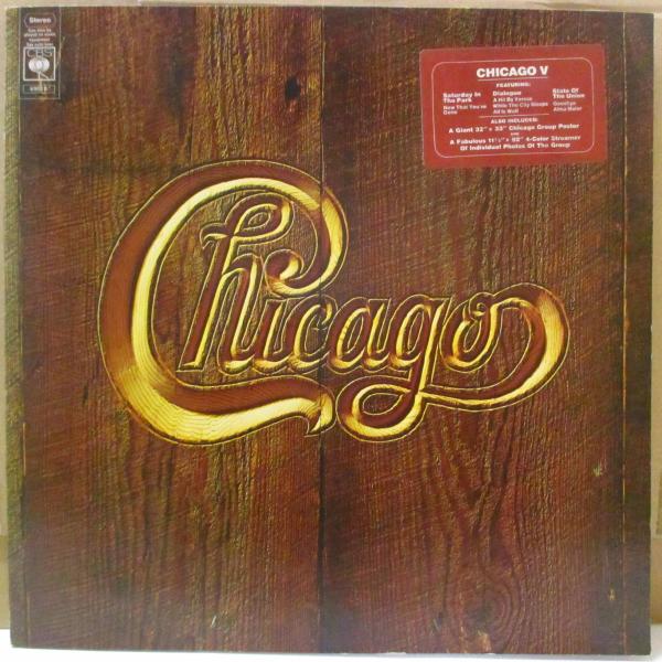 (UK/CBS S 69018/'72 Orig.Custom Brown Label LP＋Inner, Insert, Poster/Gatefold CVR)米大御所ブラスロックバンド「シカゴ」の'72年全米1位の大ヒットとなった5t...