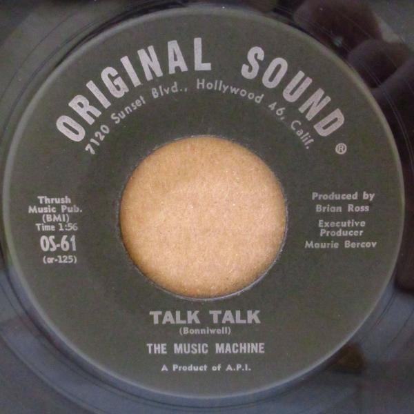 (US/Original Sound OS-61/'66 Reissue Silver Logo Black Label 45) L.A.ガレージ・パンク・レジェンド「ザ・ミュージック・マシーン」の'66年デビュー作で、全米20位を記録、「...