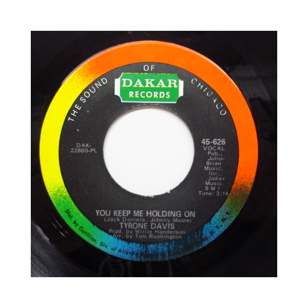 b/w We Got A Love No One Can Deny (US/Dakar-626/’71 Orig.Green Box Logo Color Rim Black Label 45)'68年大ヒット「Can I Change M...