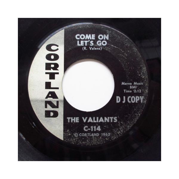 (US/Cortland-114/'63 Promo Side Logo Black &amp; White Label 45) L.A.同名ドゥワップ・グループとは別の、Phil De Marco &amp; The Valiantsを前...