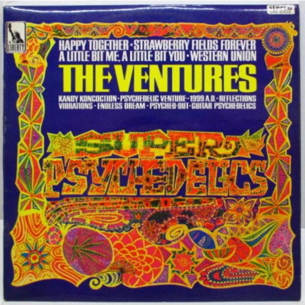 (UK/LibertyLBS-83033/'60's Reissue Logo Side Blue &amp; Sky Blue Label Stereo LP/CS)  エレキ・インスト界大御所「ザ・ベンチャーズ」の、サイケデリック流行期...