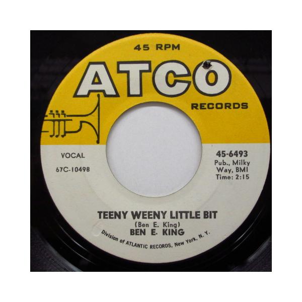 (US/Atco-6493/’67 Orig.Yellow Top &amp; White Label 45)‘61年ヒット名曲「スタンド・バイ・ミー」で知られる元ドリフターズの天才R&amp;Bシンガー「ベン・E・キング」、'67年発表（...