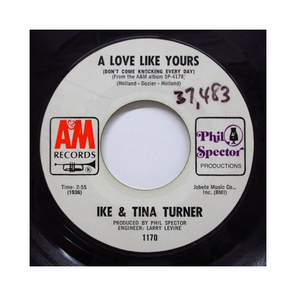 b/w Save The Last Dance For Me (US/A&amp;M-Phil Spector-1170/'69 Side Logo Promo White Label 45)SOUL界重鎮男女デュオ「アイク&amp;ティナ...