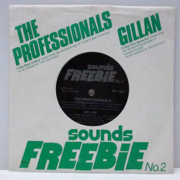 (UK/Sounds /'81 Orig.1-Sided 2 Tracks 33rpm 7"FLEXI+CS)  サウンズ誌'81年10月31日号のオマケ「フレキシ」。 A1 The Professionals   Extract From...