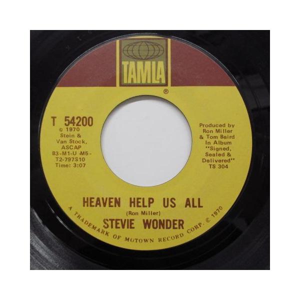 b/w  I Gotta Have A Song (US/Tamla-54200/'70 Orig.Brown Bar Top Yellow Label 45)名門モータウン（タムラ）社看板「スティーヴィ・ワンダー」、'70年R&amp;B...