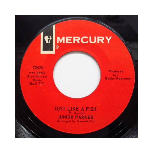 (US/Mercury-72620/’66 Orig.White Logo Red Label 45)エルヴィス「ミステリー・トレイン」のカヴァ原曲で有名な"Mr.Blues"ことメンフィス・ブルース・ロッカー「（リトル）ジュニア・パーカー...