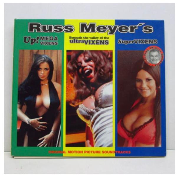 (GERMANY/Q.D.K Madia CD-009/'95 Orig.igipack CD) '60〜'70年代エロティック＆バイオレンス映画の巨匠「ラス・メイヤー」。'75年作「Super Vixens」、'76年作「Up! Mega...