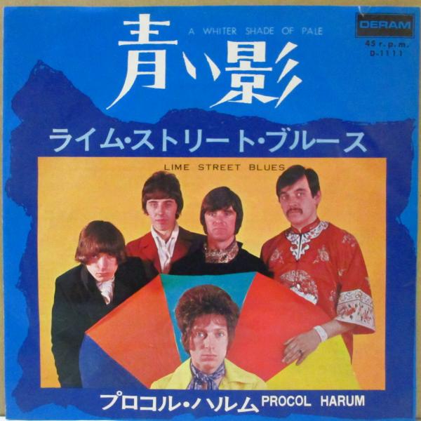 b/w「Lime Street Blues」(Japan/Deram-キングレコード D-1111/'72 Reissue Red Top &amp; White Paper Label Large Hole Centre 7"+Blue ...