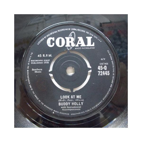 b/w Mailman，Bring Me No More Blues (UK/Coral　45Q-72445/'61 UK Orig.Round Center Black Label 45) 偉大なるロッカー「バディ・ホリー」、天才ノーマン...