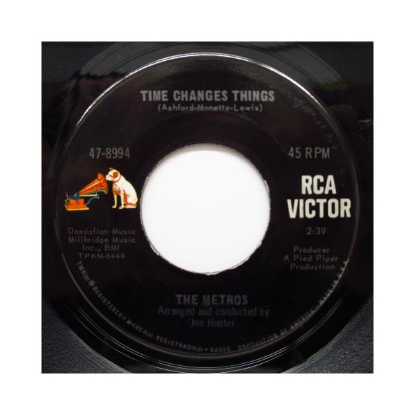 (US/RCA Victor 47-8994/'66 Orig.Dog &amp; Logo Side Black Label 45)デトロイトSOULコーラス・グループ「メトロス」、'66年デビュー作で、Motown社屋台骨楽団FUNK ...