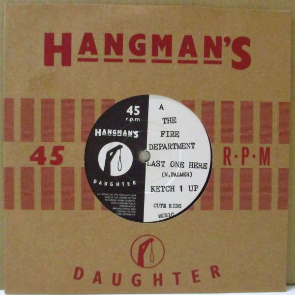 b/w「She Saw Me」(UK/Hangman's Daughter KETCH 1 UP/95.Limited 500 Black &amp; White Paper Label Flat Centre 7"/Company Sle...