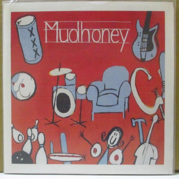 c/w「Ounce Of Deception」「Checkout Time (Alt. Version)」(German/Sub Pop SP95/91.Limited.Yellow Paper Label Large Hole Centr...